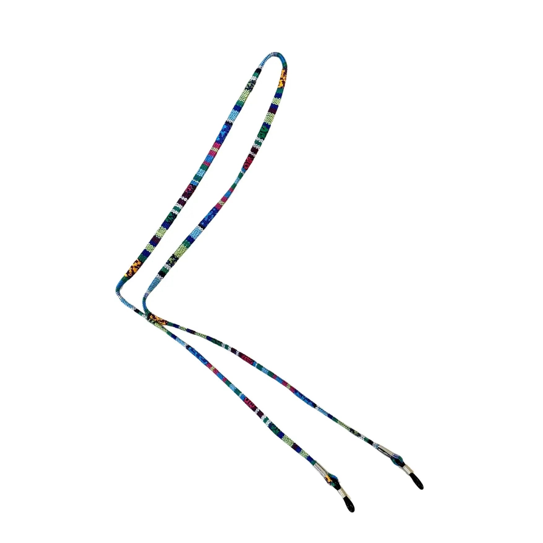 Sunglasses Rope Strap - Green X Blue Aztec – Tribal Society